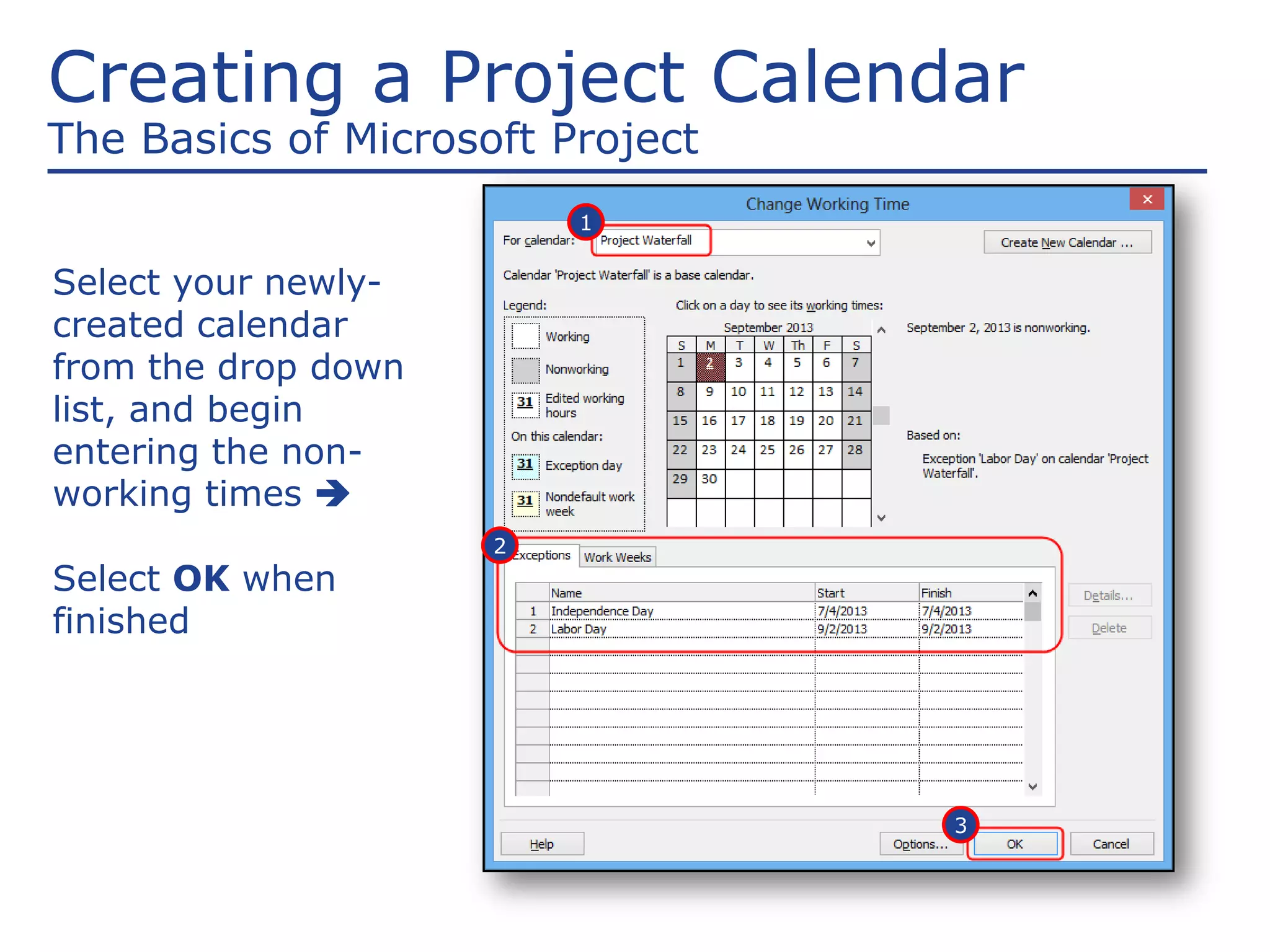 The Basics of Microsoft Project - Step 1 | PPT