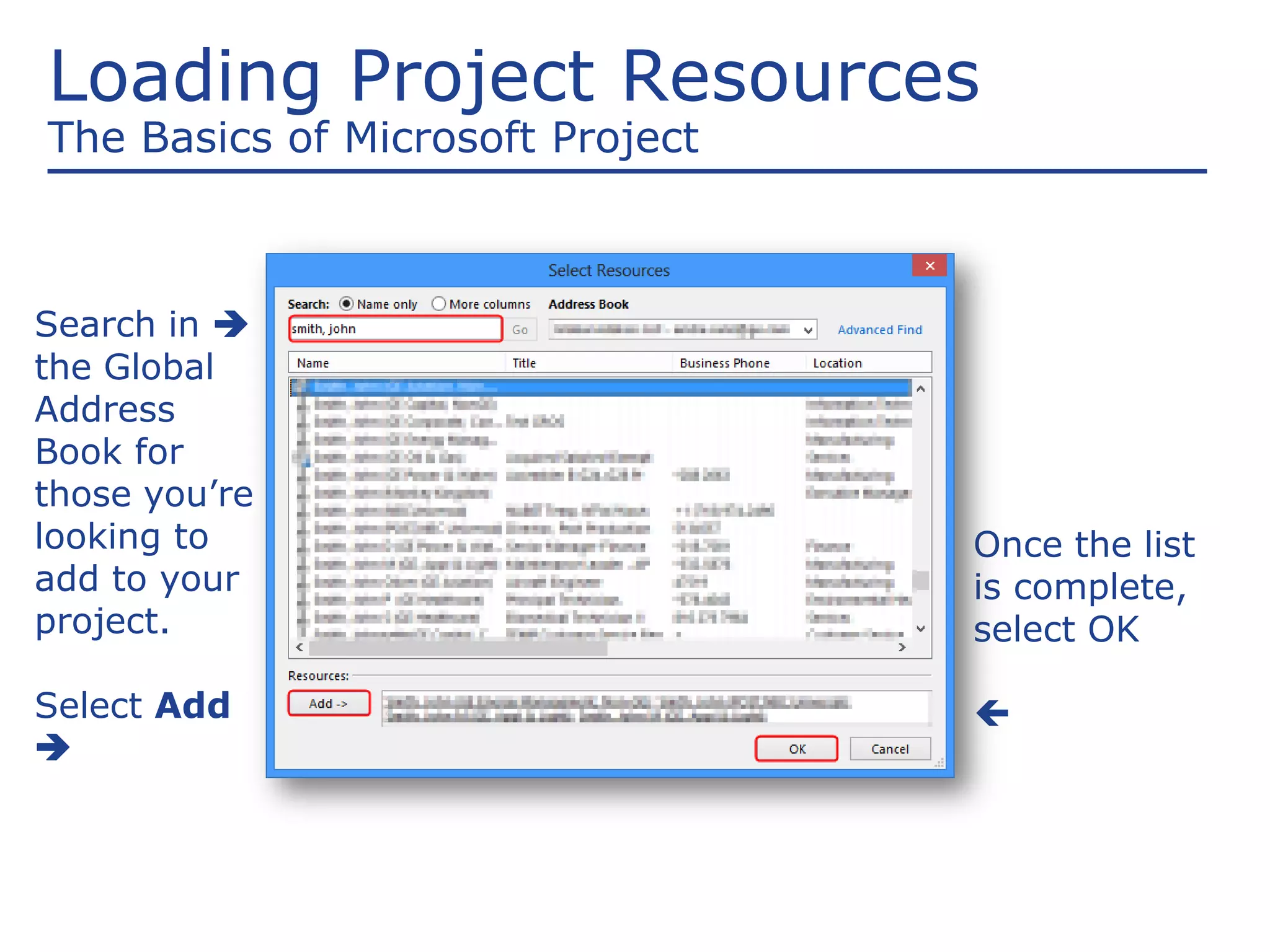 The Basics of Microsoft Project - Step 2 | PPTX | Technology & Computing