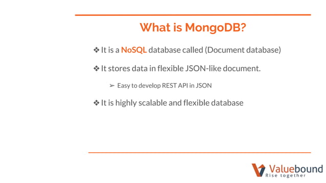 The Basics of MongoDB | PPTX