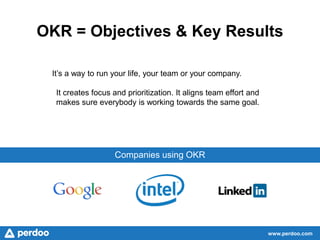 The basics of OKR - Google's secret sauce | PPT