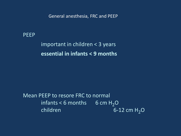 The basics of peds anesthesia [autosaved] | PDF | Lung and Respiratory ...