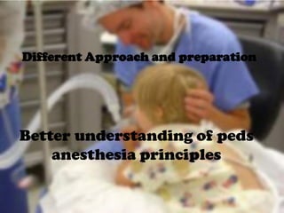 The basics of peds anesthesia [autosaved] | PDF