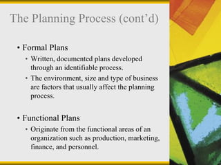 The basics of planning and strategic management | PDF