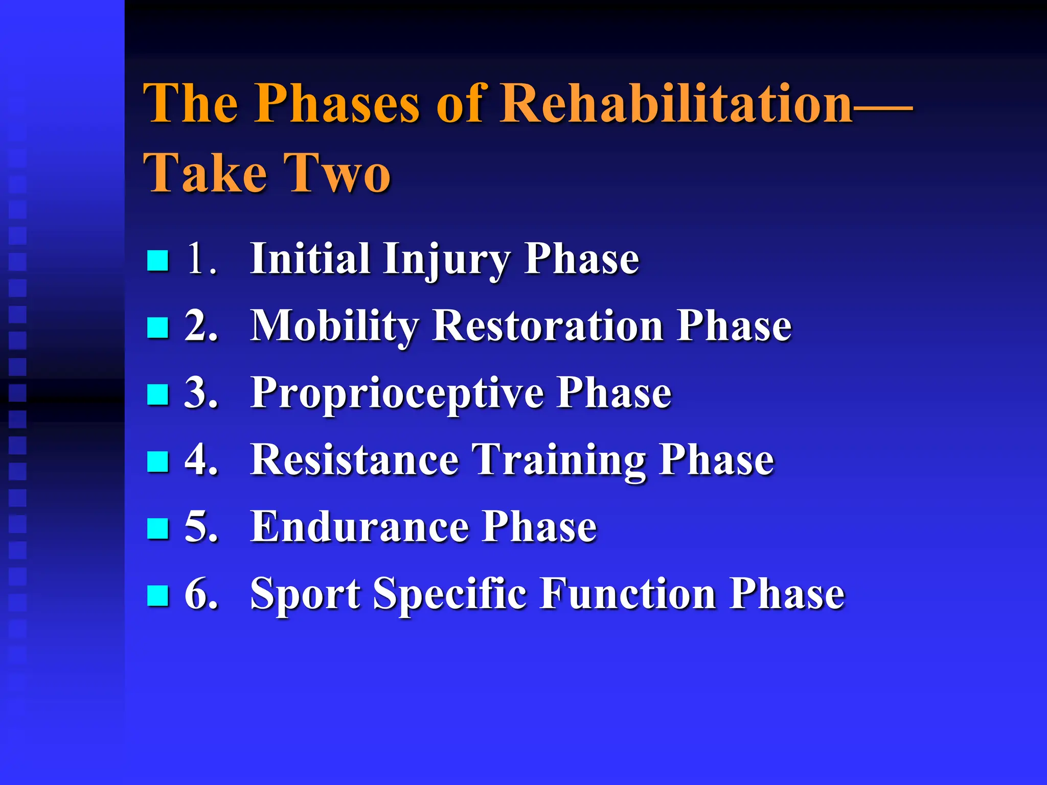 The Basics of Rehabilitation.ppt sports Injury | PPT