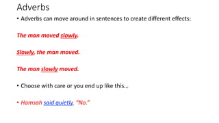 The basics of sentences | PPTX