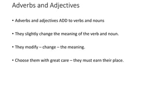 The basics of sentences | PPTX