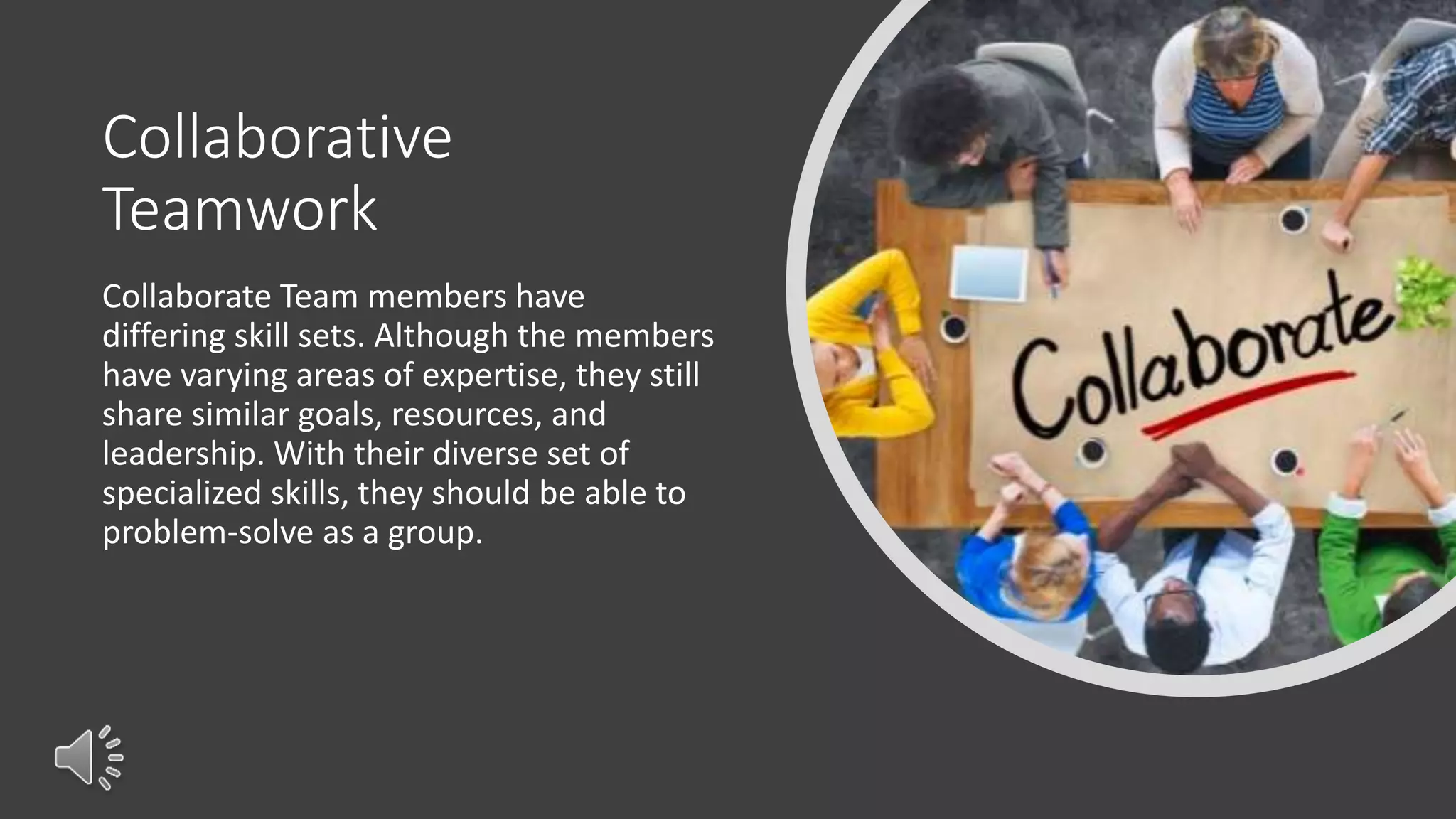 The basics of teamwork and collaboration wbt | PPTX