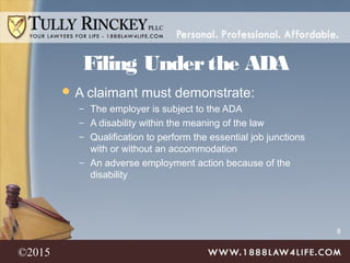 The Basics of Workplace Discrimination and Harassment - Tully Rinckey PLLC CLE | PPT