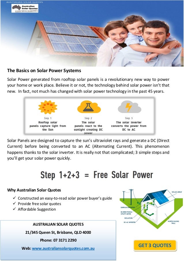 The Basics on Solar Power Systems
