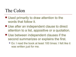 The Basics: Punctuation, Capitalization, and Numbers | PPT