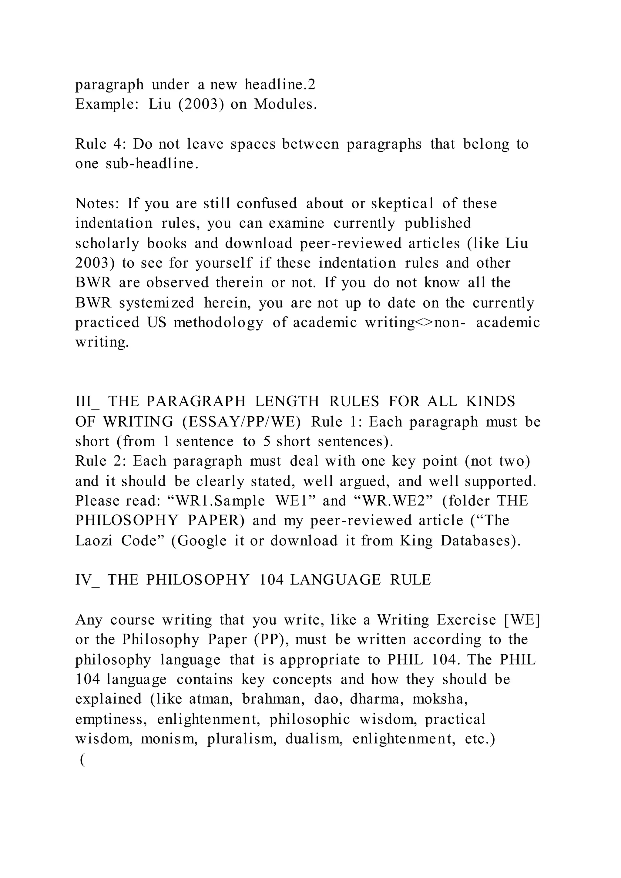 The basic writing rules (bw rs)in this document, i shall li | PDF