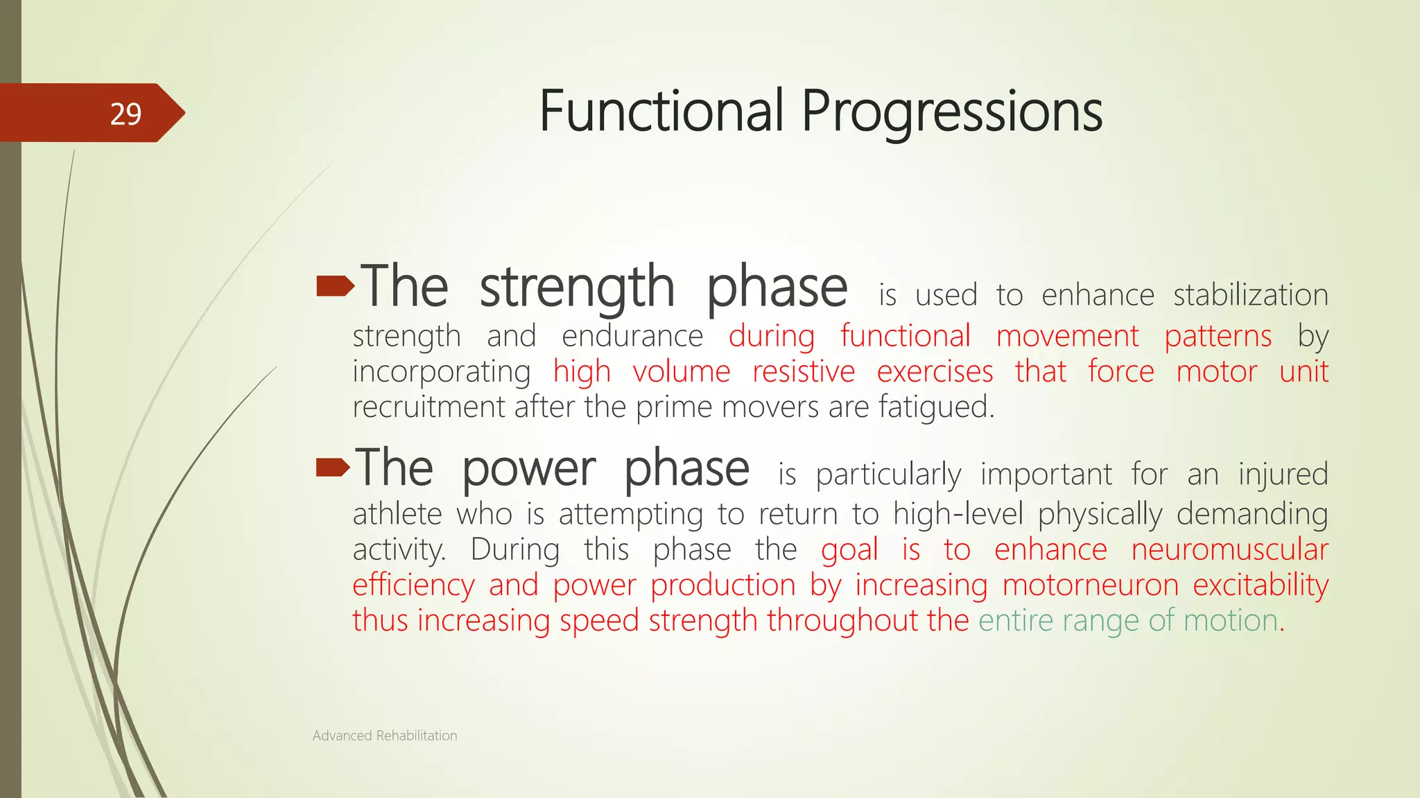 The basis of injury rehabilitation | PPTX