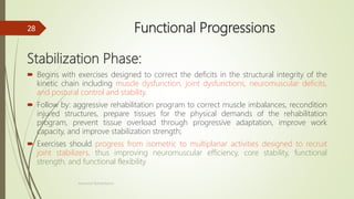 The basis of injury rehabilitation | PPTX