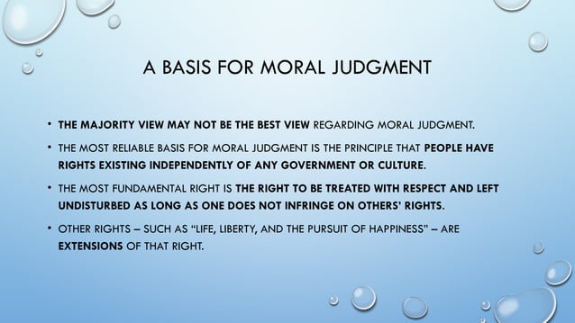 The Basis of Moral Judgment (for critical thinking) | PPTX