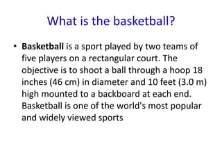 basketball | PPTX