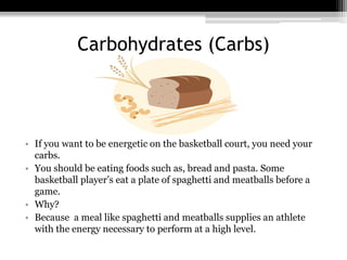 The basketball player’s diet | PPTX