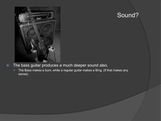 The bass guitar | PPTX