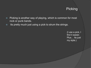 The bass guitar | PPTX