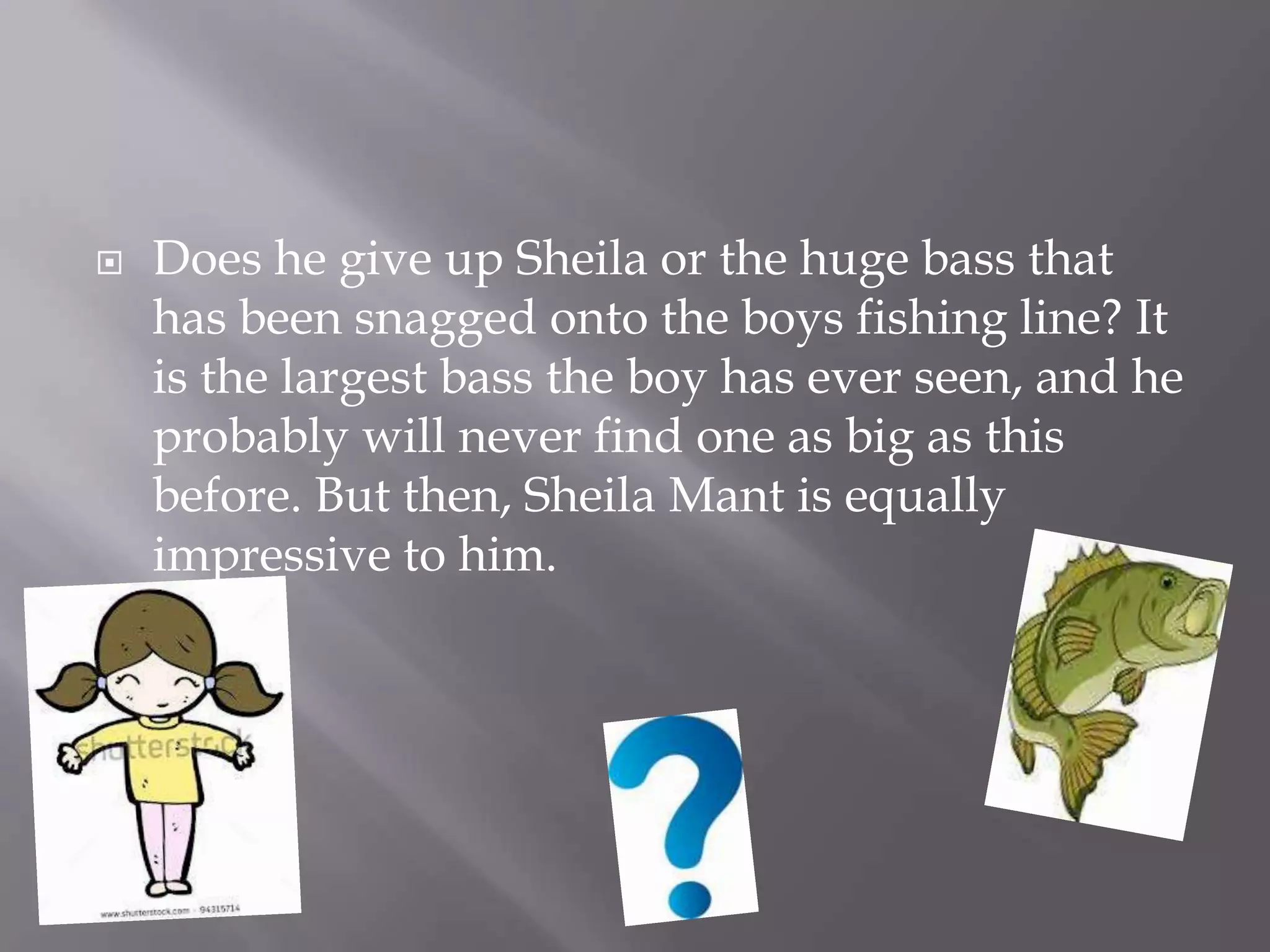 The bass, the river, the girl | PPTX | Romance | Genres