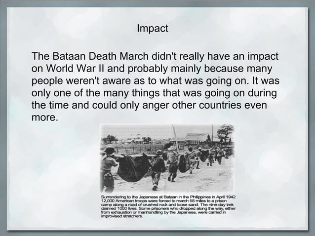 The bataan death_march | PDF | War and Conflicts