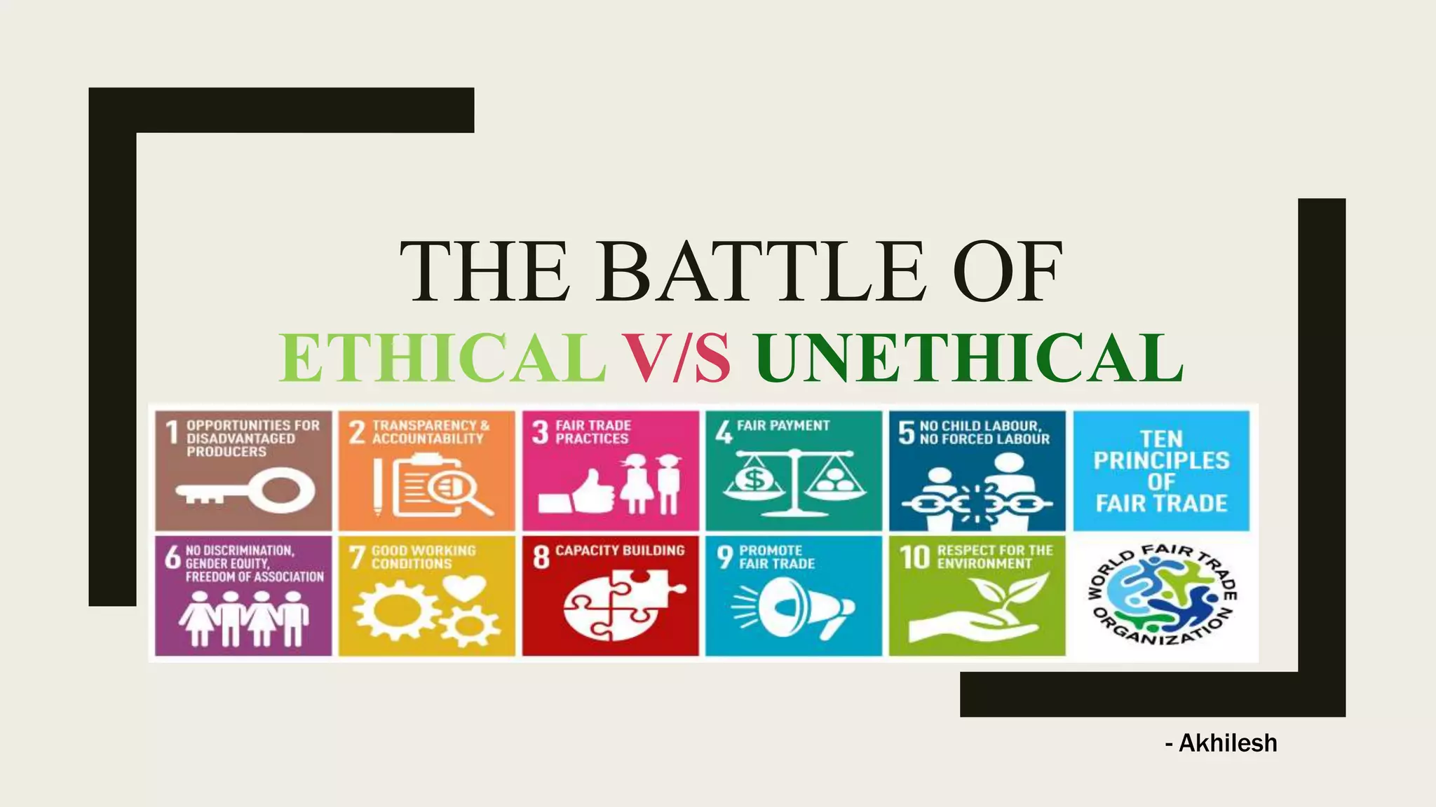 The battle ethical vs unethical marketing | PPTX