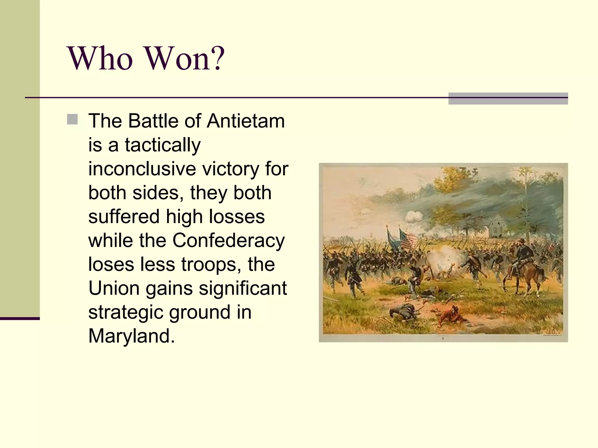 The battle of_antietam | PPT