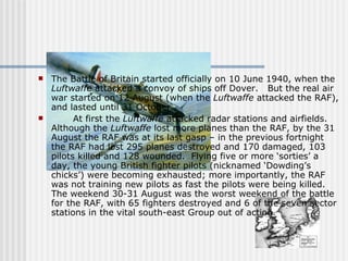 The Battle Of Britain | PPT