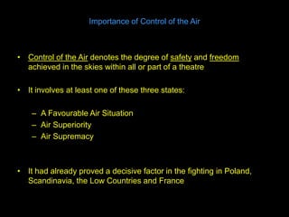 The Battle of Britain 1940, by Professor Joel Hayward | PPT