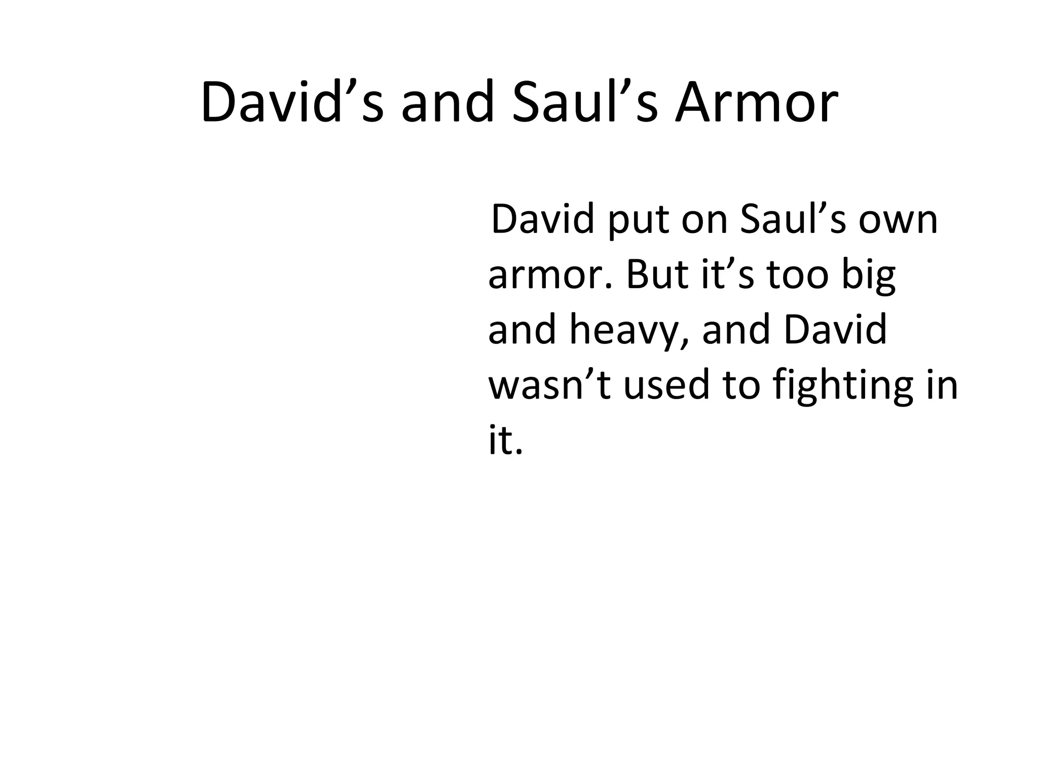 The Battle of David and Goliath | PPT