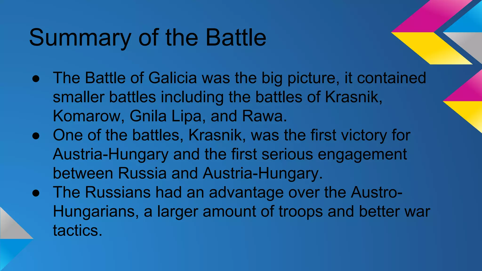 The Battle of Galicia | PDF