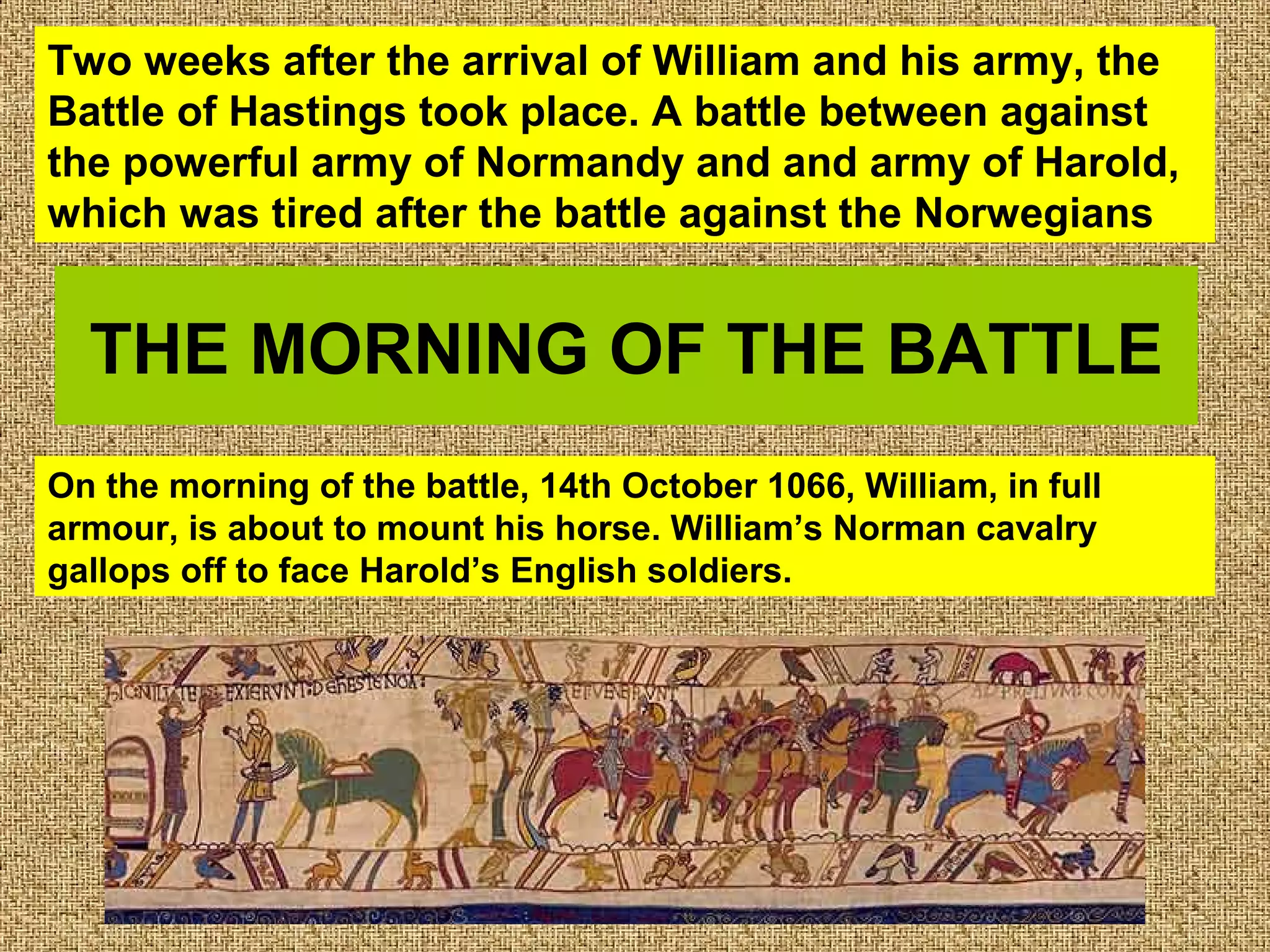 The battle of hastings | PPT