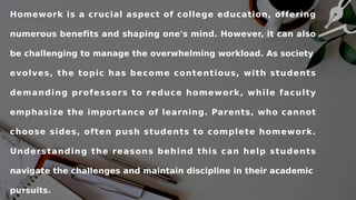 The Battle of Homework: A Defined Role of Parents to Help in the ...