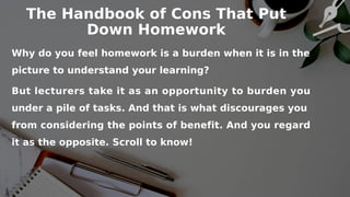 The Battle of Homework: A Defined Role of Parents to Help in the ...