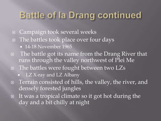 The Battle of Ia Drang brief | PPTX