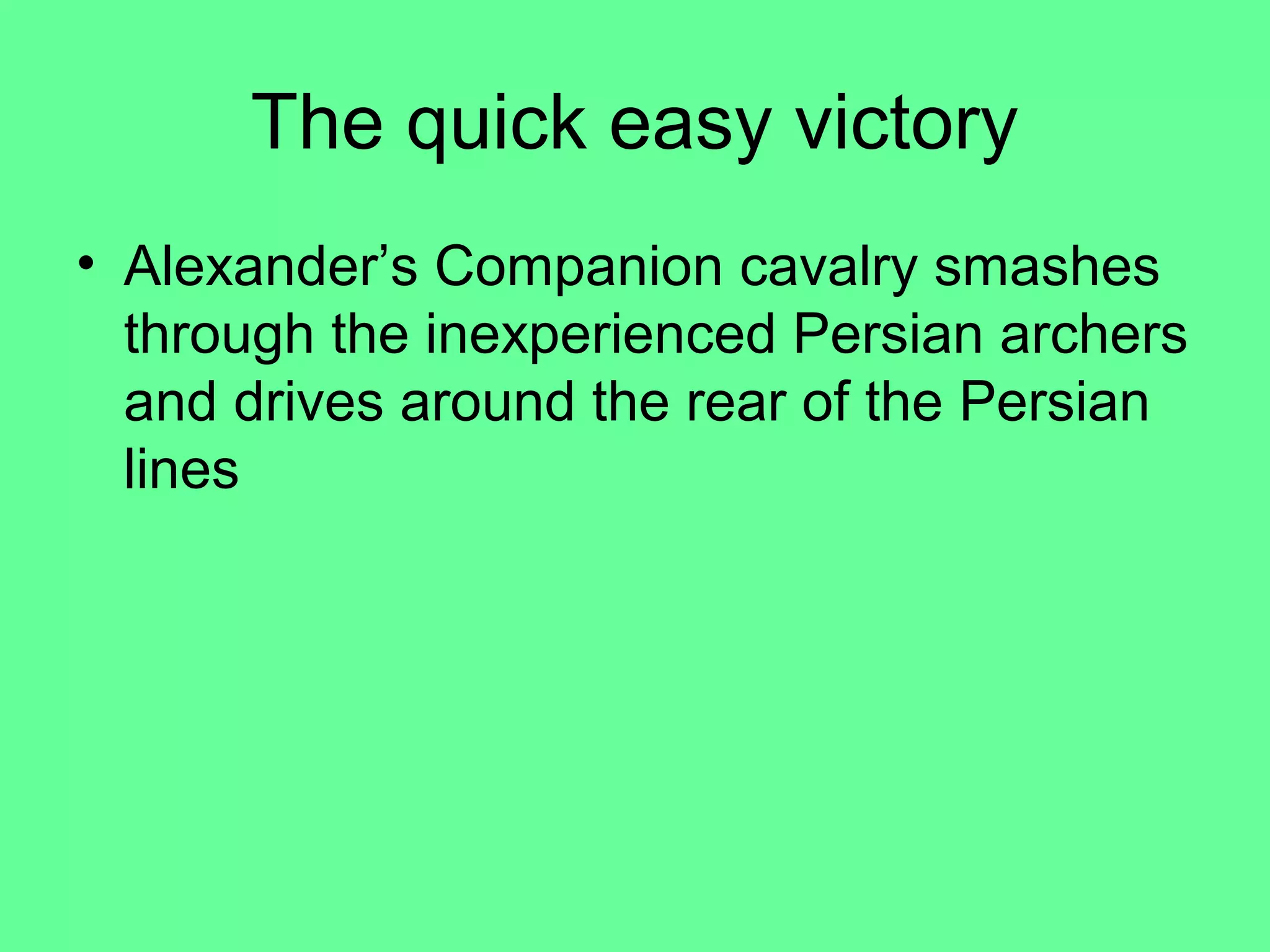 The battle of issus, 333 bc | PPT