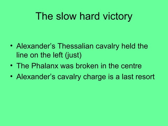 The battle of issus, 333 bc | PPT