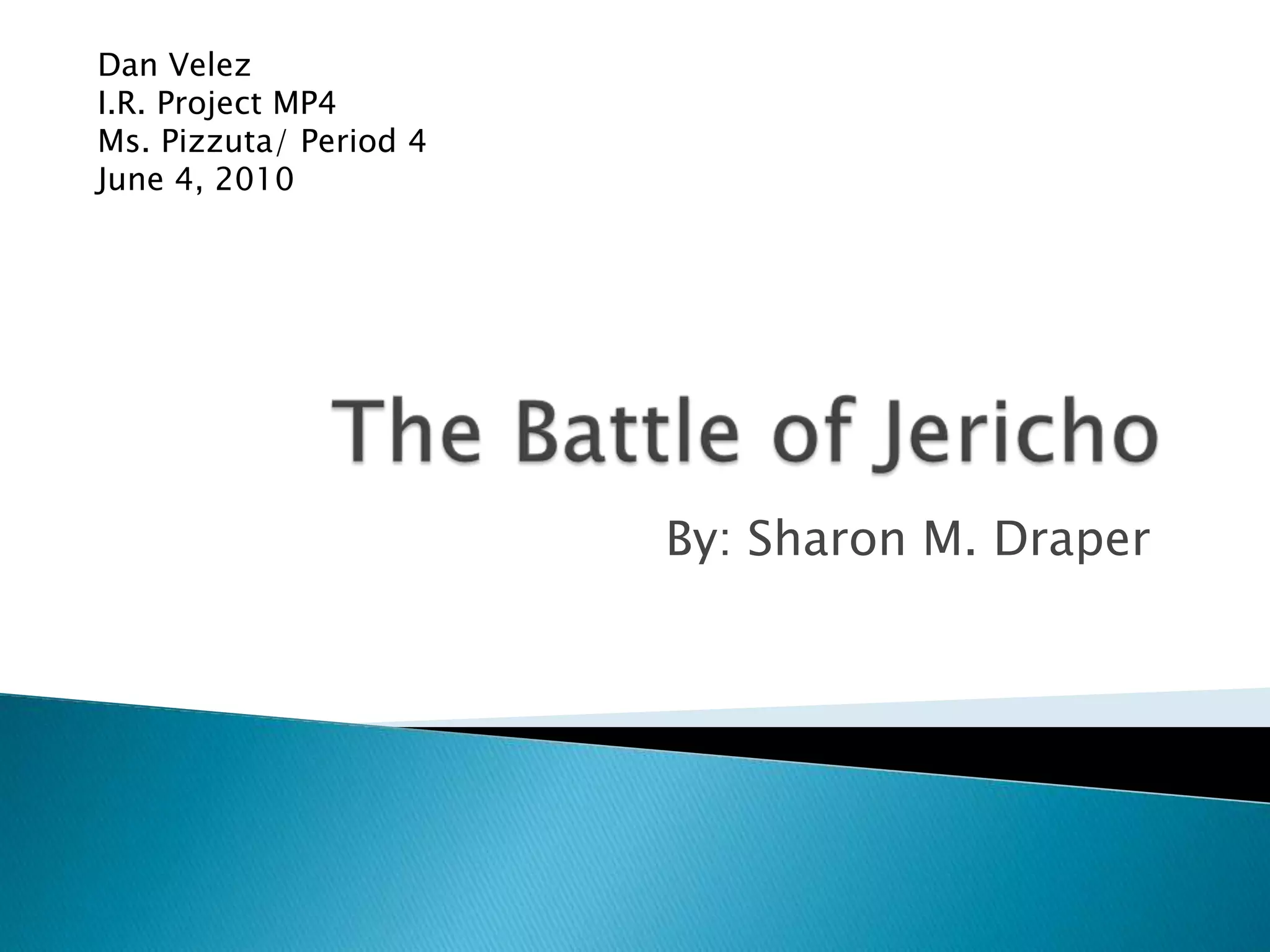 The battle of jericho mp4 ir project | PPTX