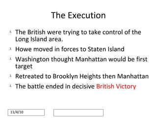 The battle of long island | PPT