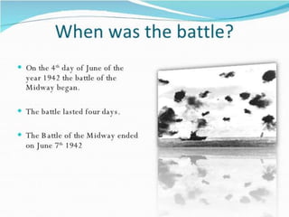 The battle of midway | PPTX