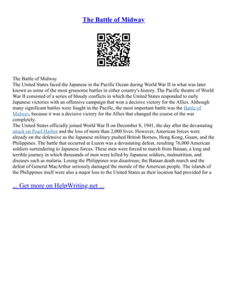 The Battle Of Midway | PDF