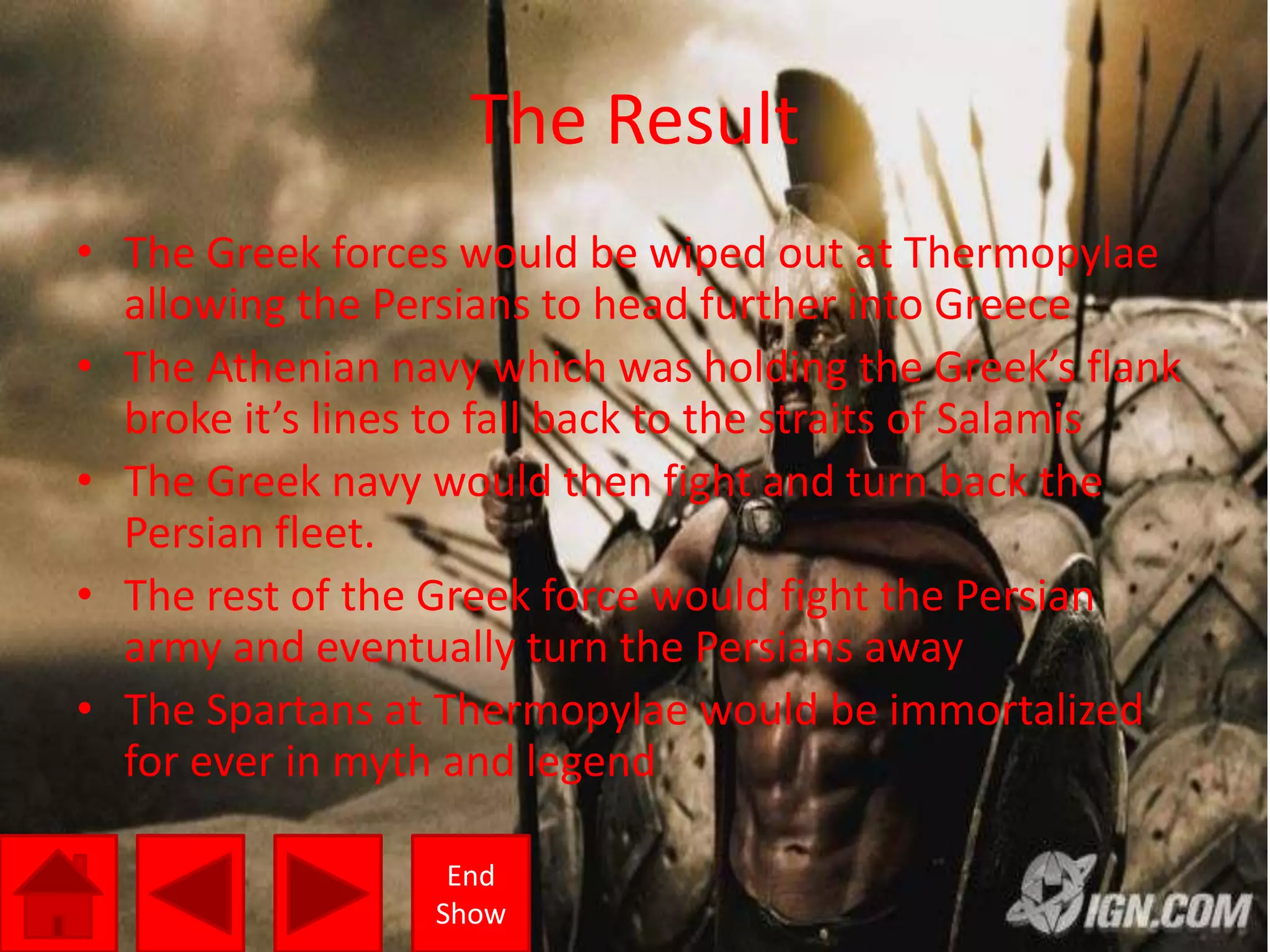 The Battle Of The 300 Spartans | PPT