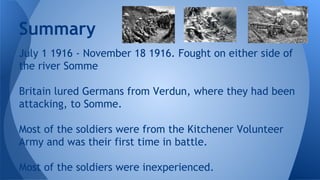 The battle of the somme | PDF