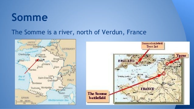 The battle of the somme