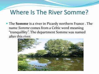 The battle of the somme | PPT