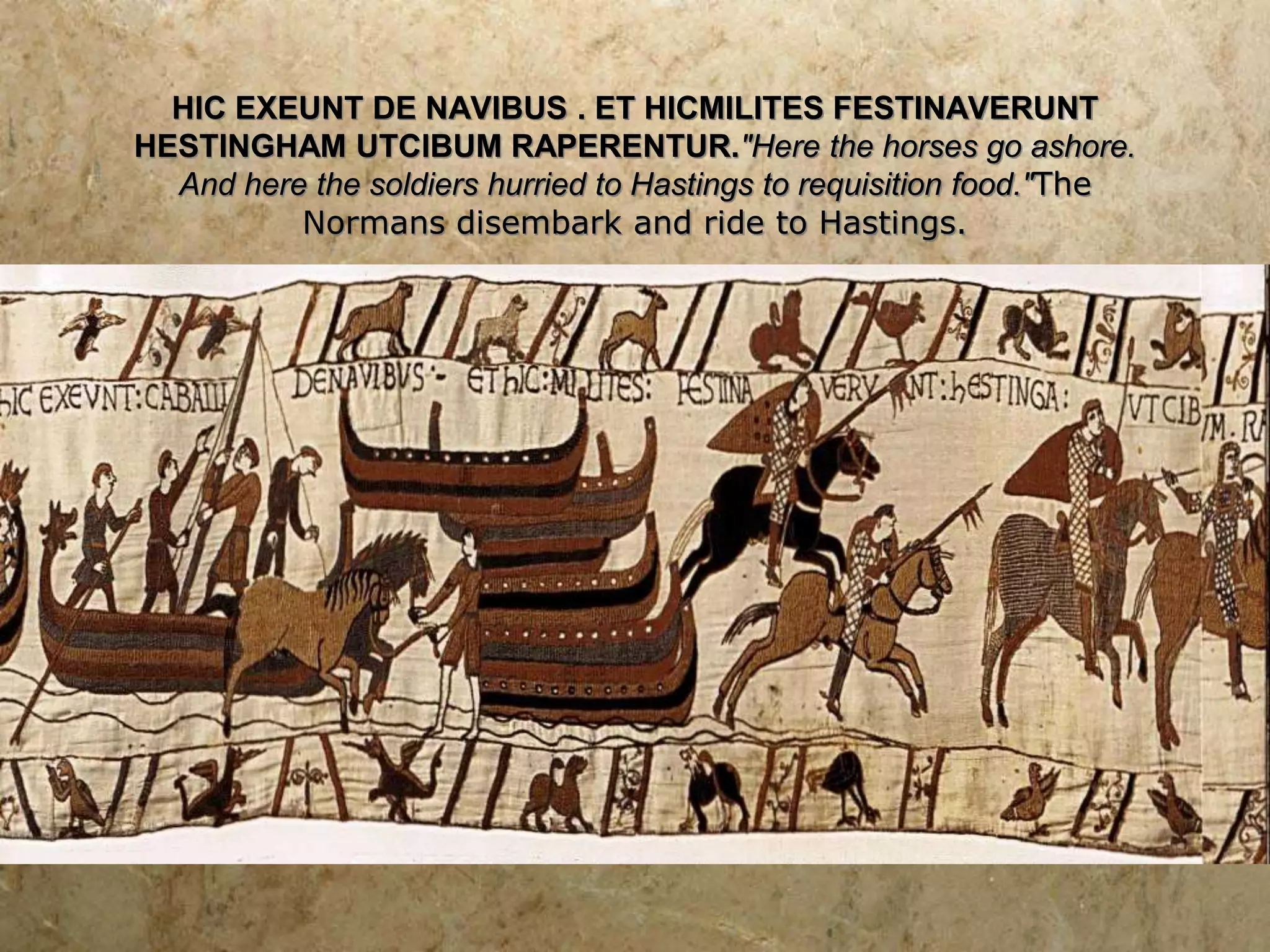 The Bayeux Tapestry (complete) | PPTX