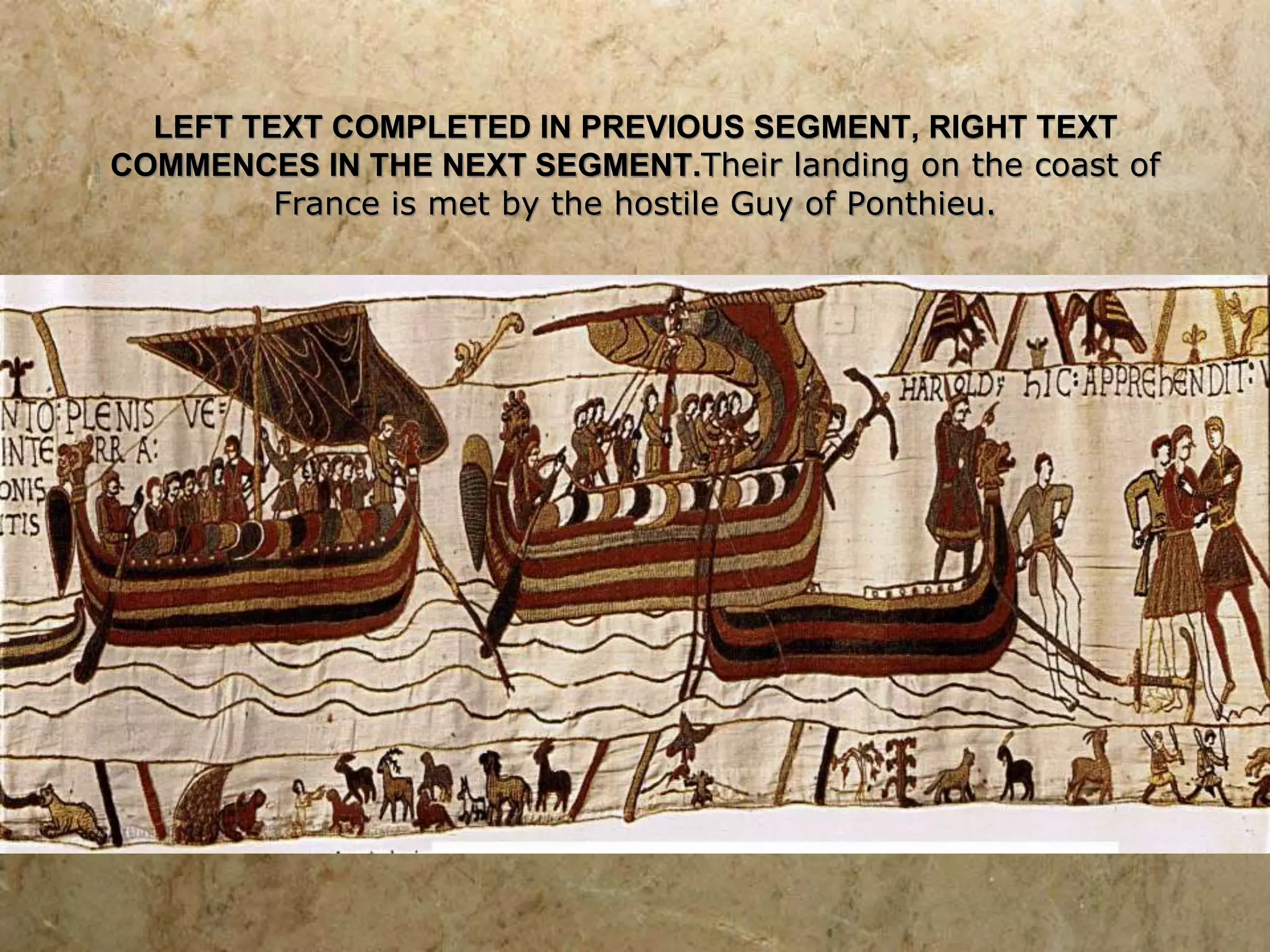 The Bayeux Tapestry (complete) | PPT