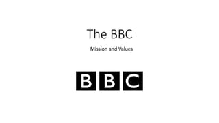 The BBC Insitution | PPT