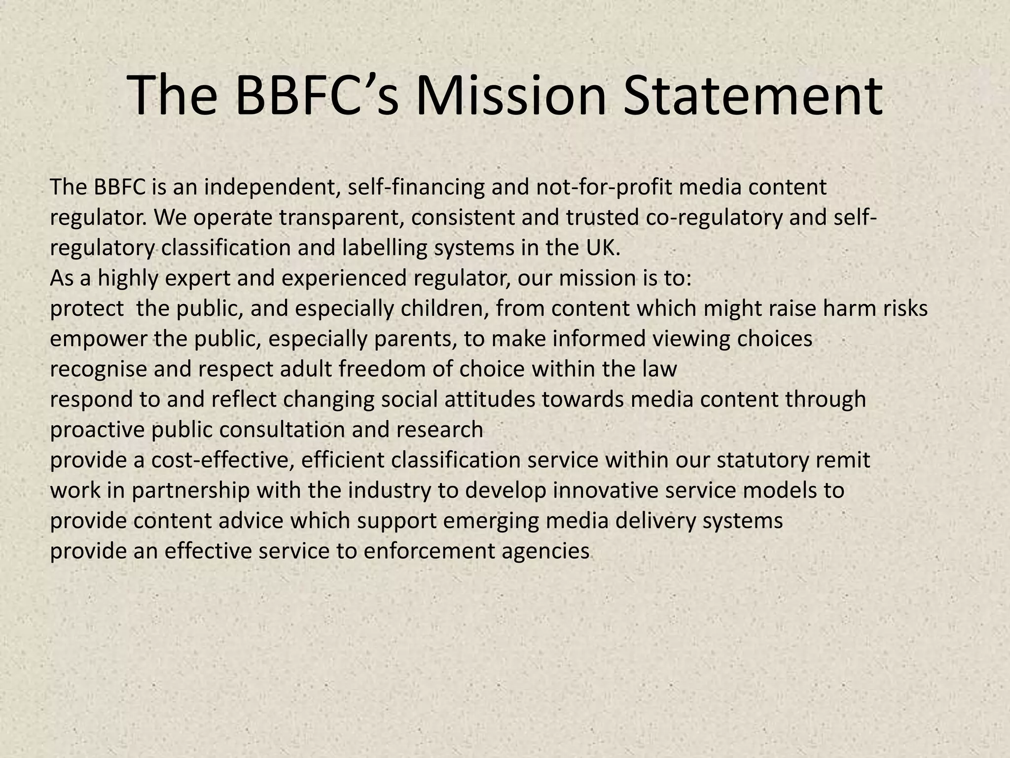 The BBFC | PPT