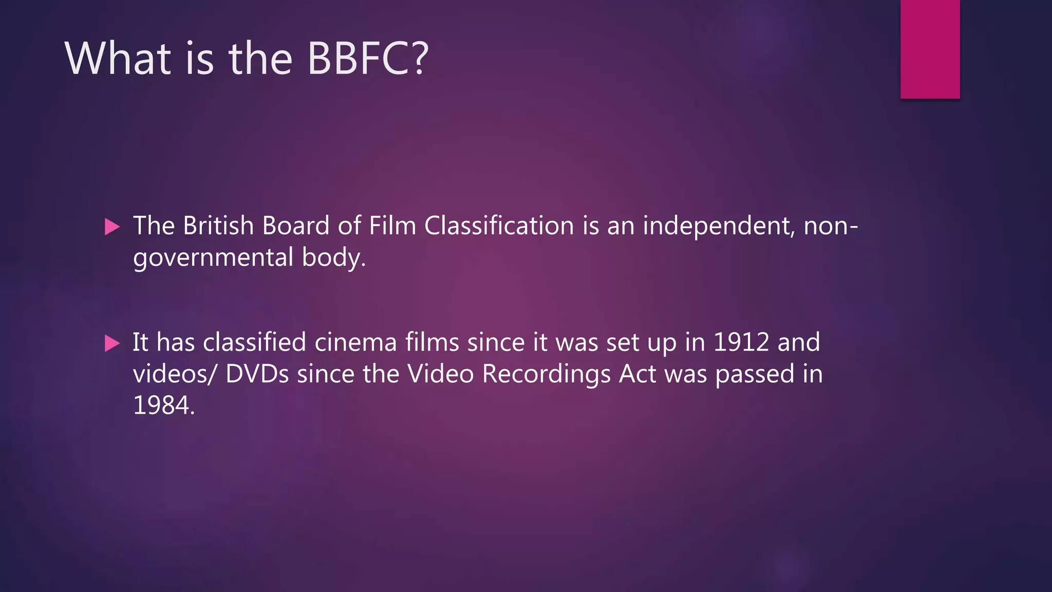 The BBFC | PPT