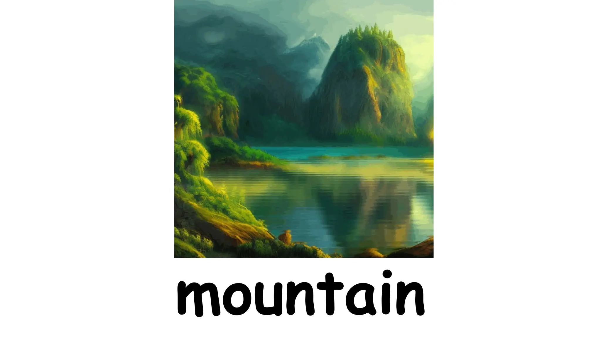 The Bear Went Over the Mountain vocabulary and lyrics | PPT